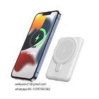 2022 New Product Foldable Wireless Power Bank Ultra Thin Magnetic Power Bank For iPhone 12 13 Apple Watch All Series